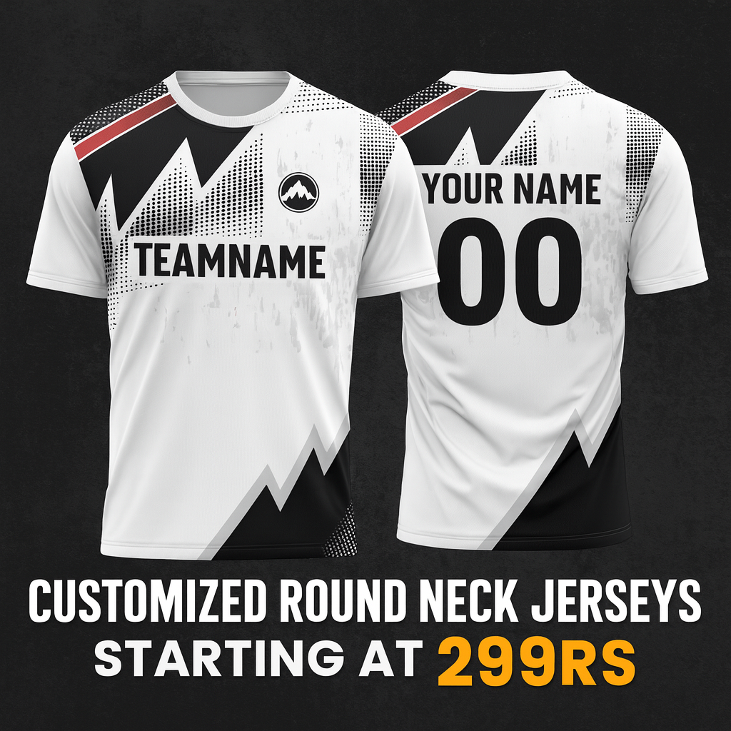 Round Neck Half Sleeve Jerseys – jerseyjunction